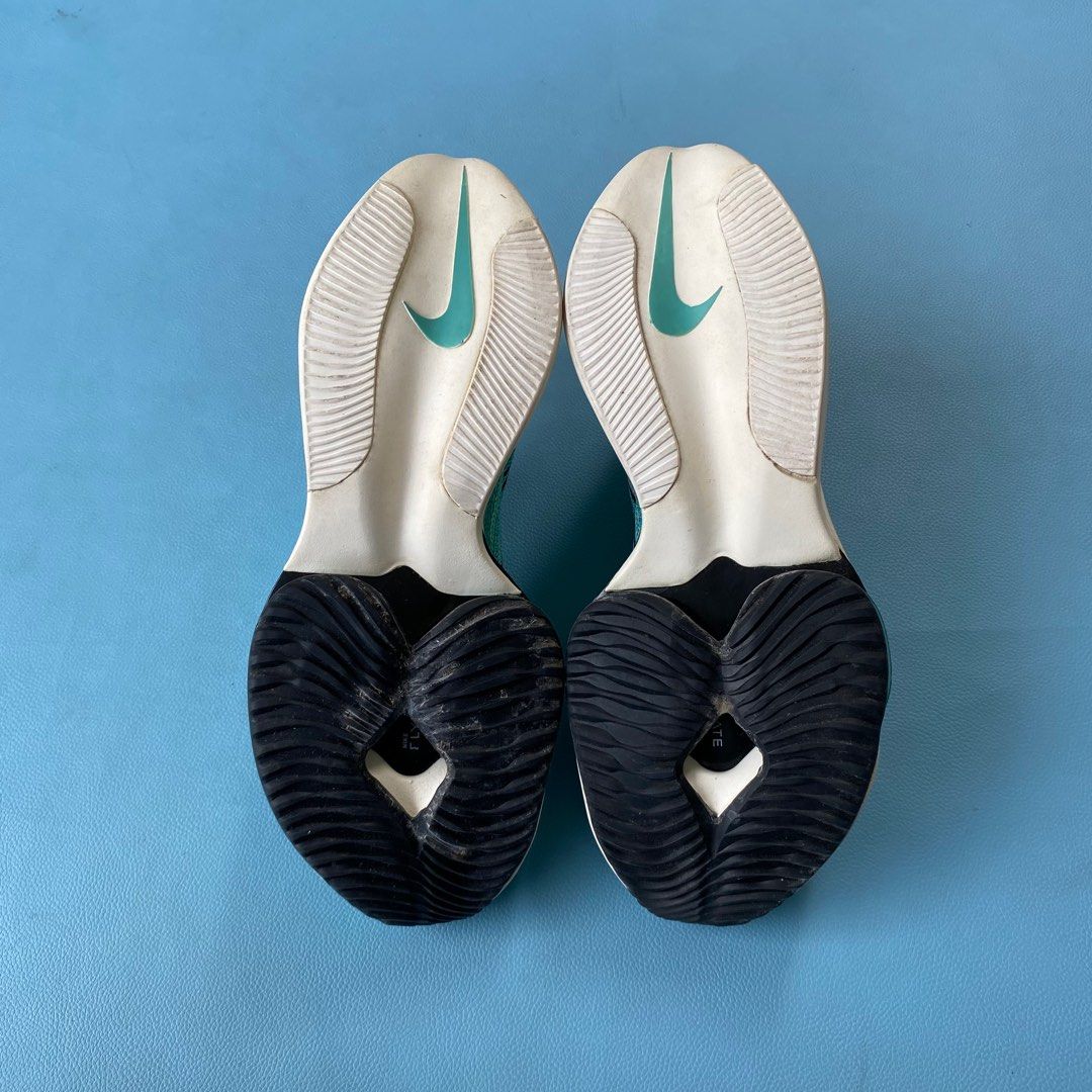 NIKE AIRZOOM ALPHAFLY HYPER TURQUOISE, Fesyen Pria, Sepatu , Sneakers ...