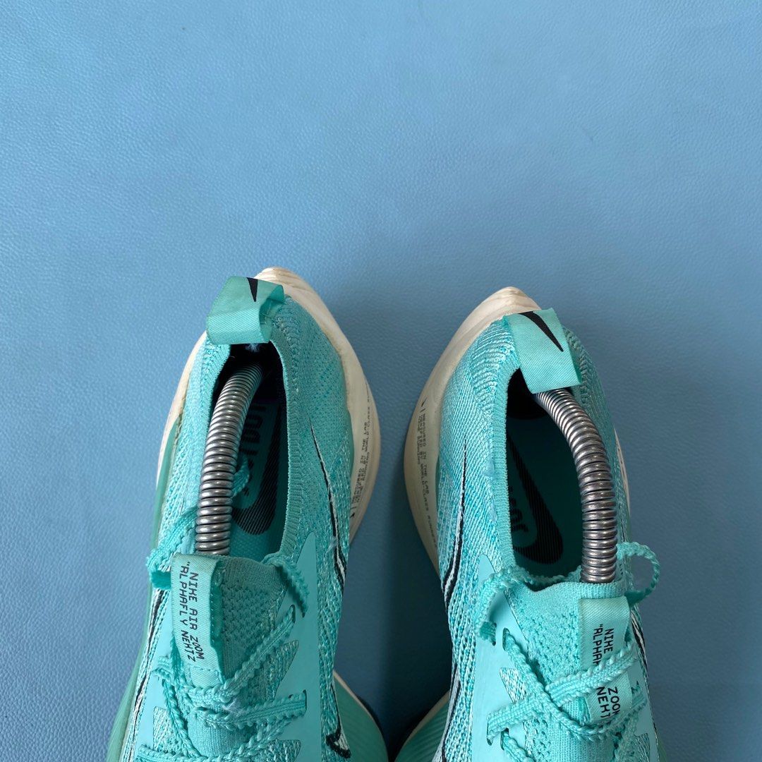 NIKE AIRZOOM ALPHAFLY HYPER TURQUOISE, Fesyen Pria, Sepatu , Sneakers ...