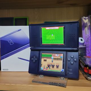 Nintendo DS Lite (Enamel Navy) NDS NDSL Game Console System, Video ...