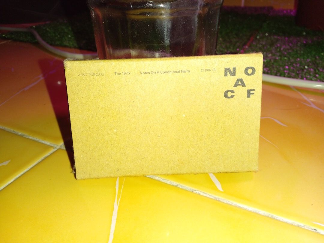 Notes On A Conditional Form (NOACF) The 1975 Cassette (read description ...