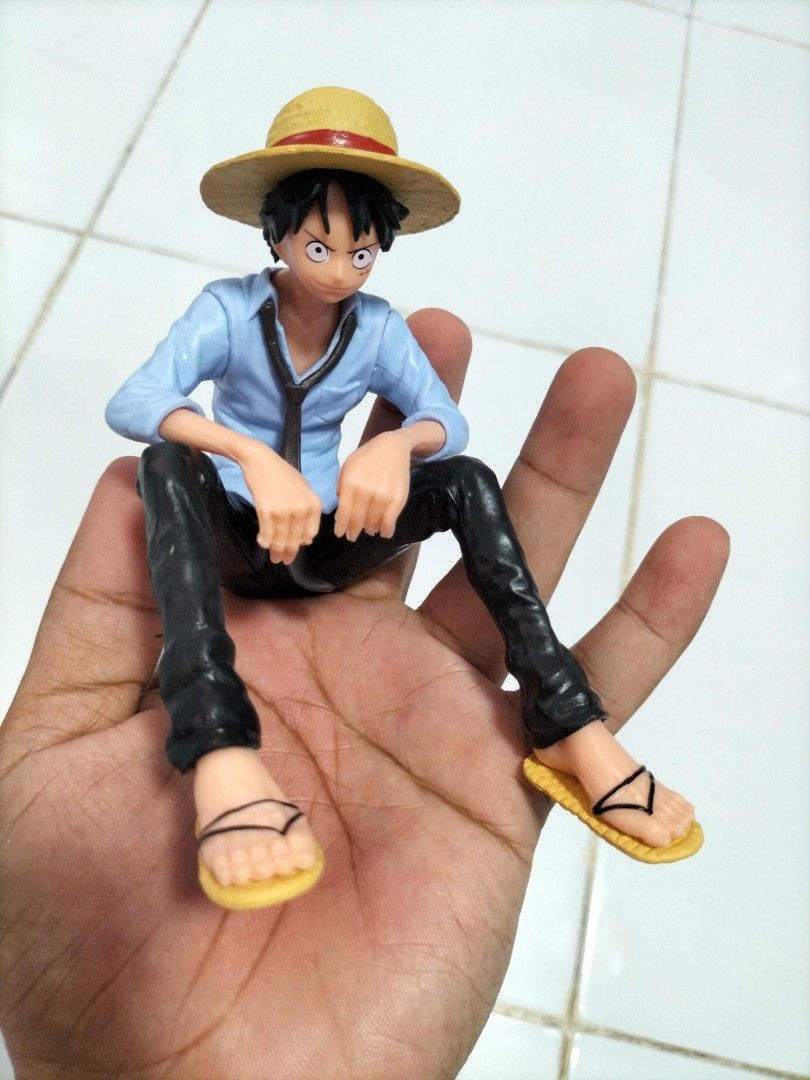 One Piece Sitting Luffy, Hobbies & Toys, Toys & Games on Carousell