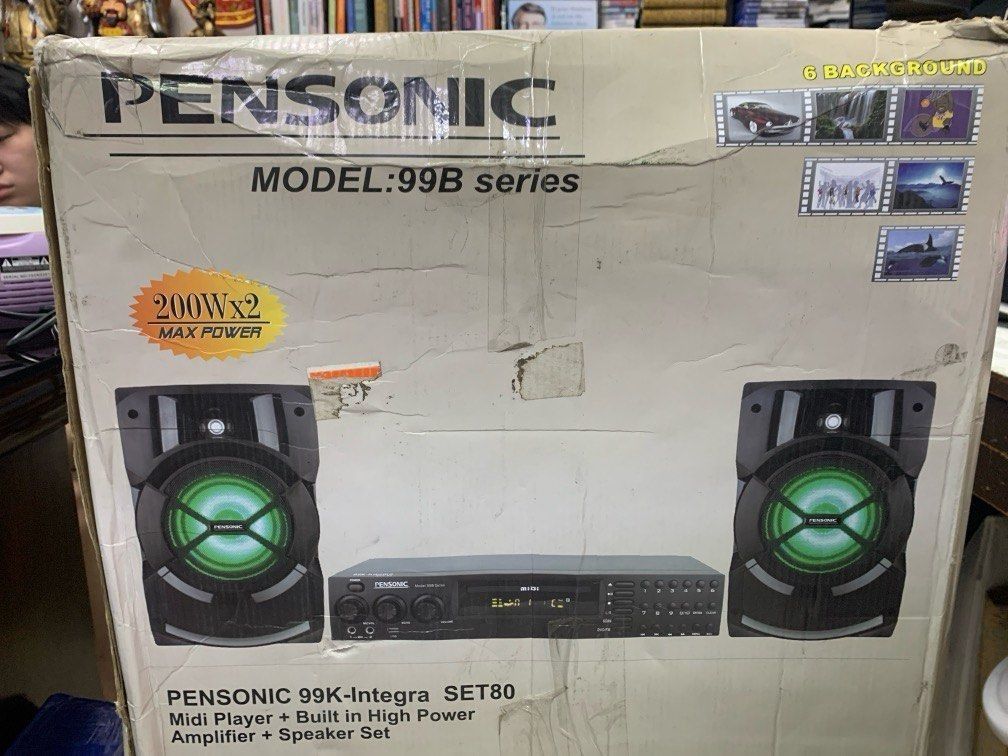Pensonic 99B Integra Set 80 Mini Player High Power Amplifier 200wx2 ...