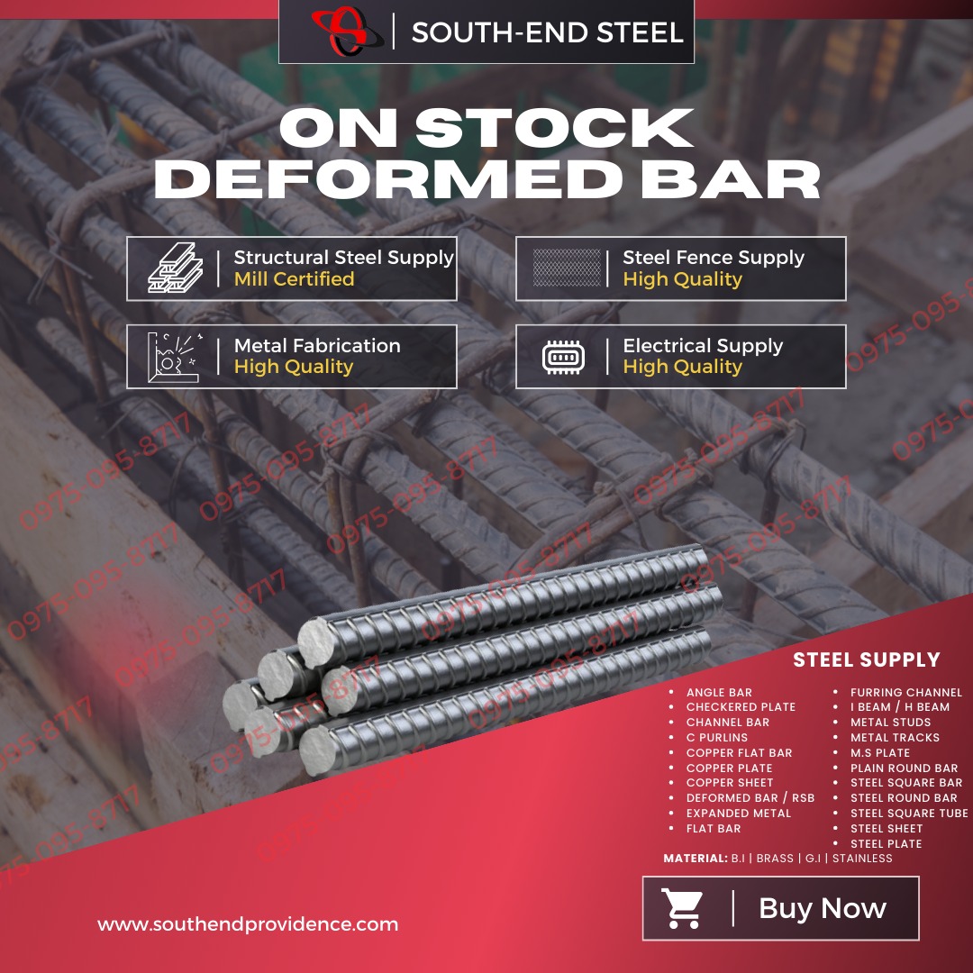 Reinforcing Steel Bars / Corrugated Rebar / Deformed Bar Grade 33 / RSB ...