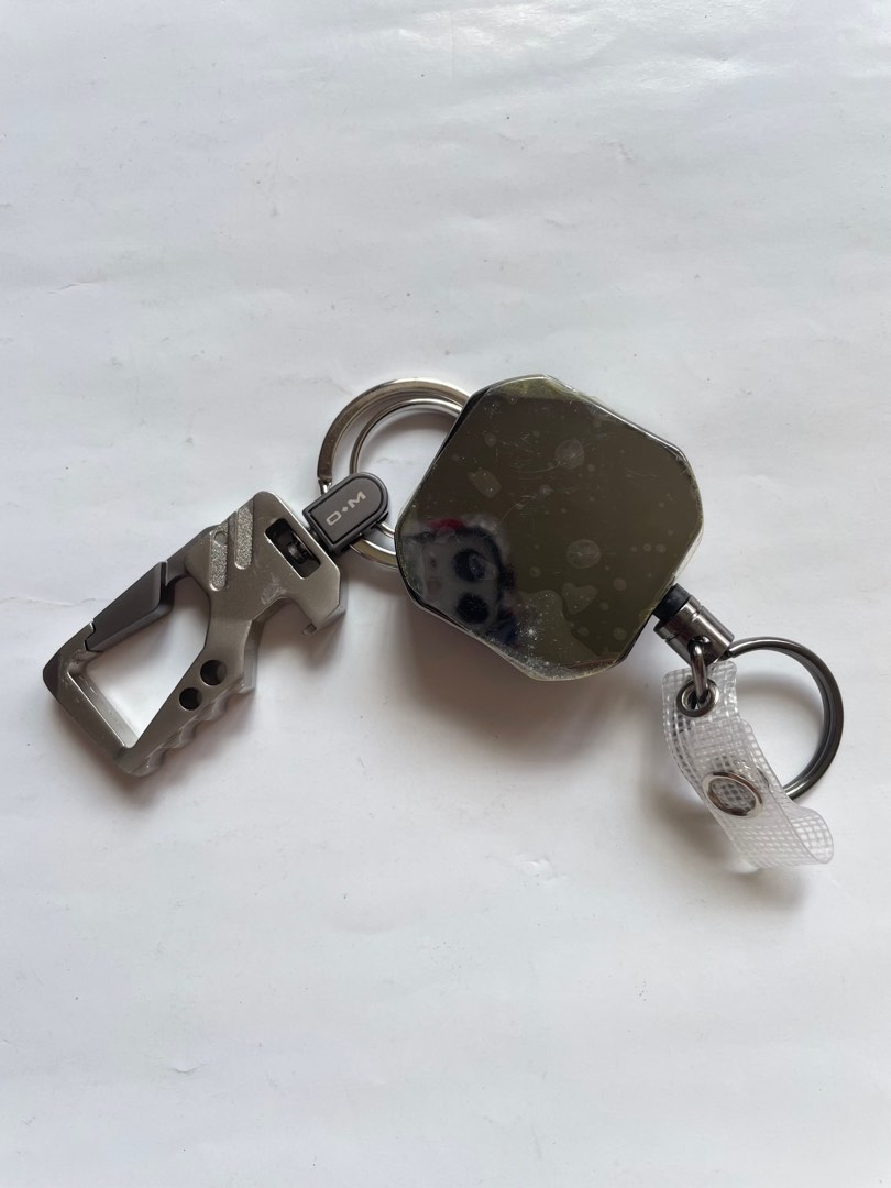 Retractable Cord for ID Card/Ring/Key etc, Everything Else on Carousell