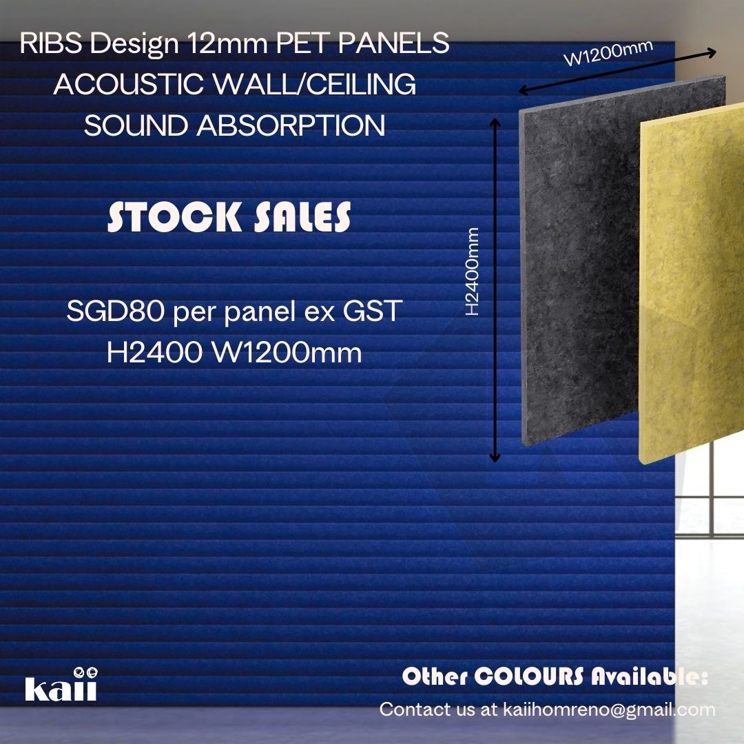 Ribs Sound Absorption PET Acoustic Panels, Furniture & Home Living ...
