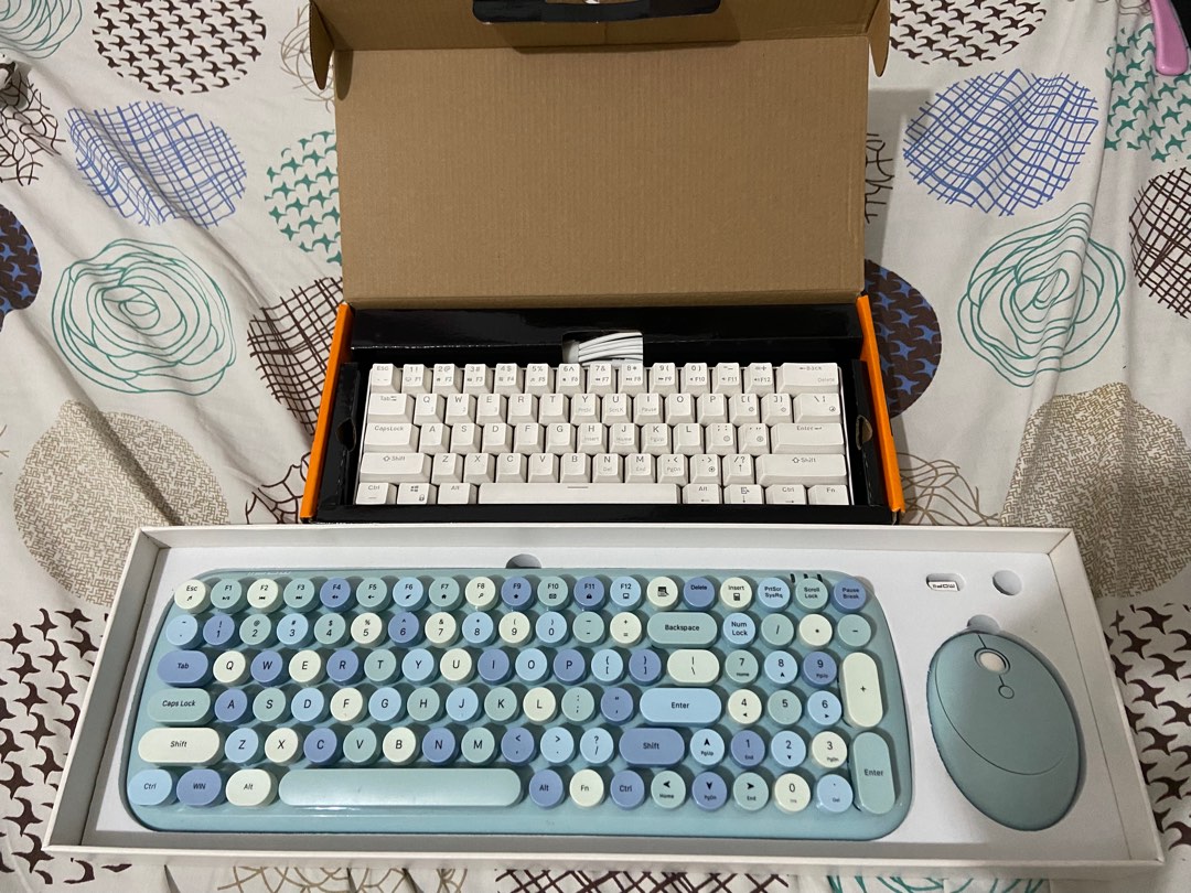 RK61 Keyboard & MOFII Keyboard (Blue), Computers & Tech, Parts ...
