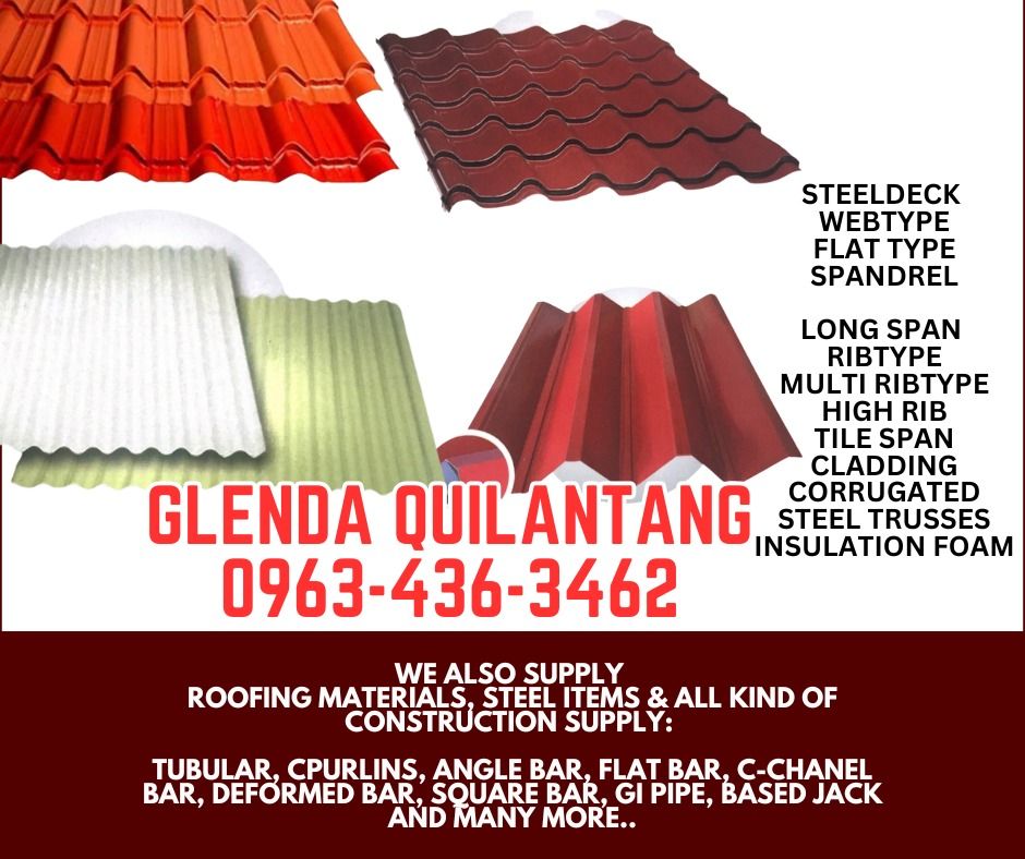 ROOFING & DECKING Lahat ng Klase ng Yero Available Dito , Direct Planta ...