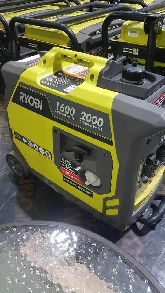RYOBI INVERTER GENSET Model: RIG2000PCB, Furniture & Home Living, Home ...