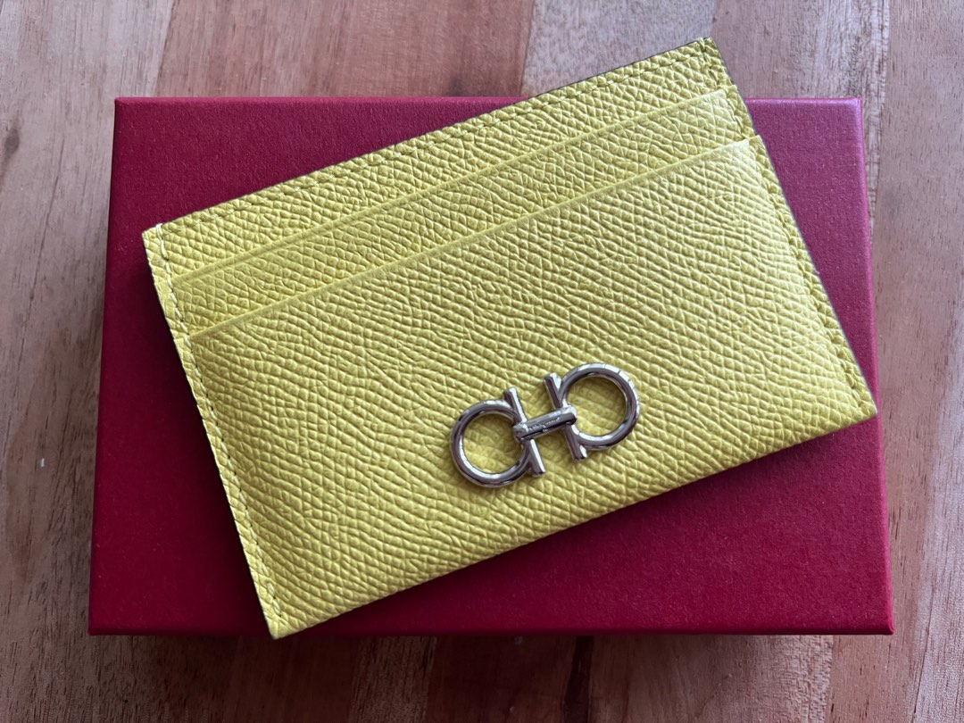 Salvatore Ferragamo Card Holder, Luxury, Bags & Wallets on Carousell