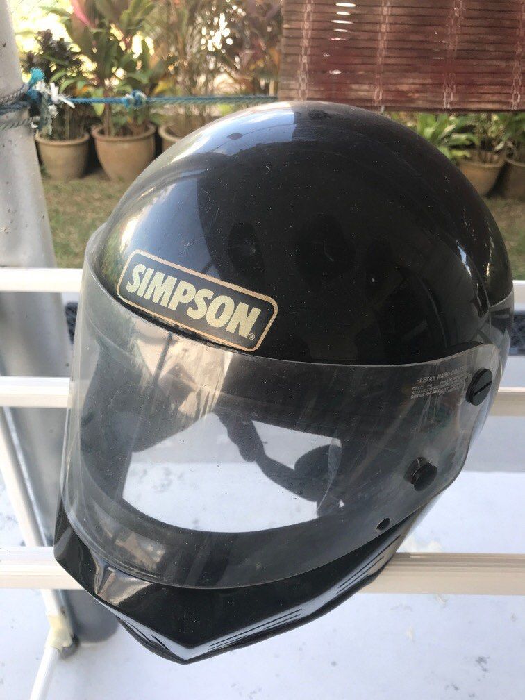 Vintage SIMPSON full face helmet , Motorcycles, Motorcycle Accessories ...