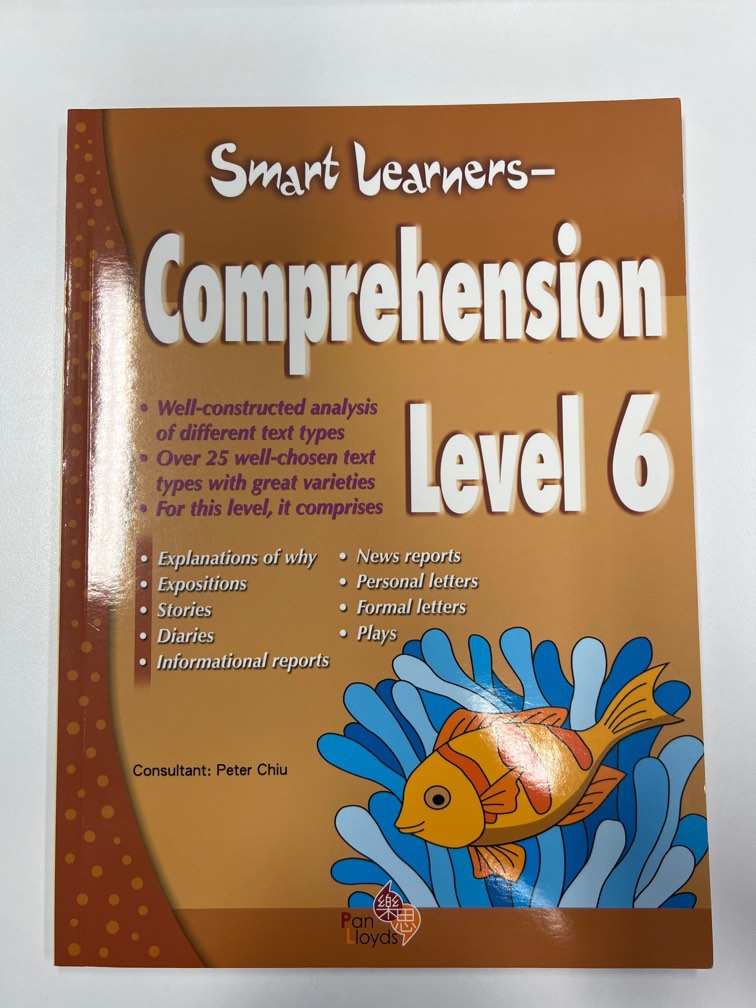 Smart Learners- Comprehension Level 6, 興趣及遊戲, 書本 & 文具, 書本及雜誌 - 補充練習 - Carousell