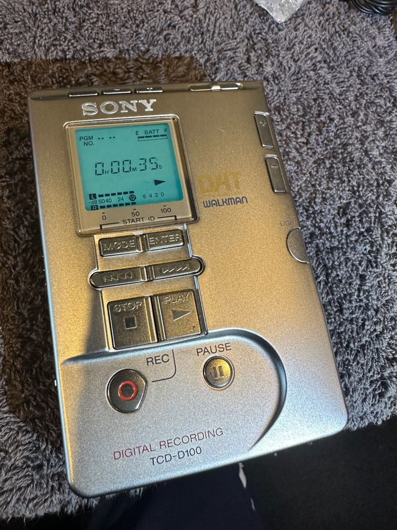 Sony DAT TCD-D100, 音響器材, 音樂播放裝置 MP3及CD Player - Carousell