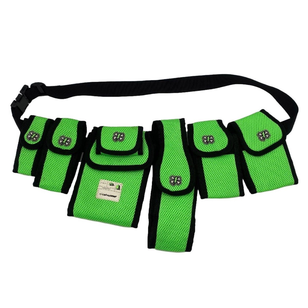 SS01 Undercover Interlocking Panels Green Utility Bandolier Belt, Men's ...