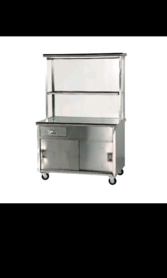 Stainless Steel Food Stall, Furniture & Home Living, Furniture, Tables ...