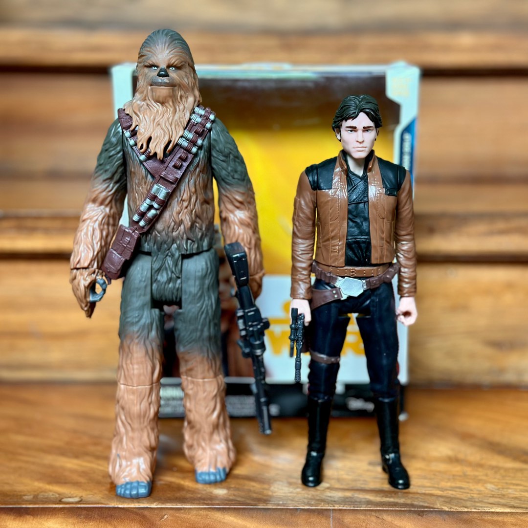 Star Wars Han Solo & Chewbacca Set 1/6 scale / 12” inch figures / Finn ...