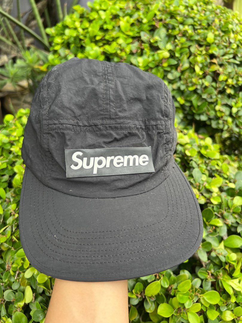 Supreme 5 panel black, Men's Fashion, Watches & Accessories, Cap & Hats ...