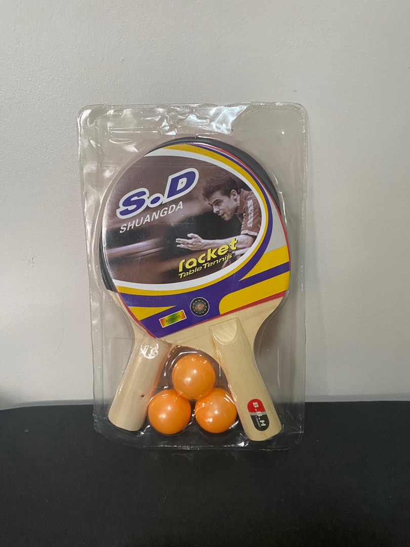 Table Tennis Rocket with Ball, Hobbies & Toys, Toys & Games on Carousell