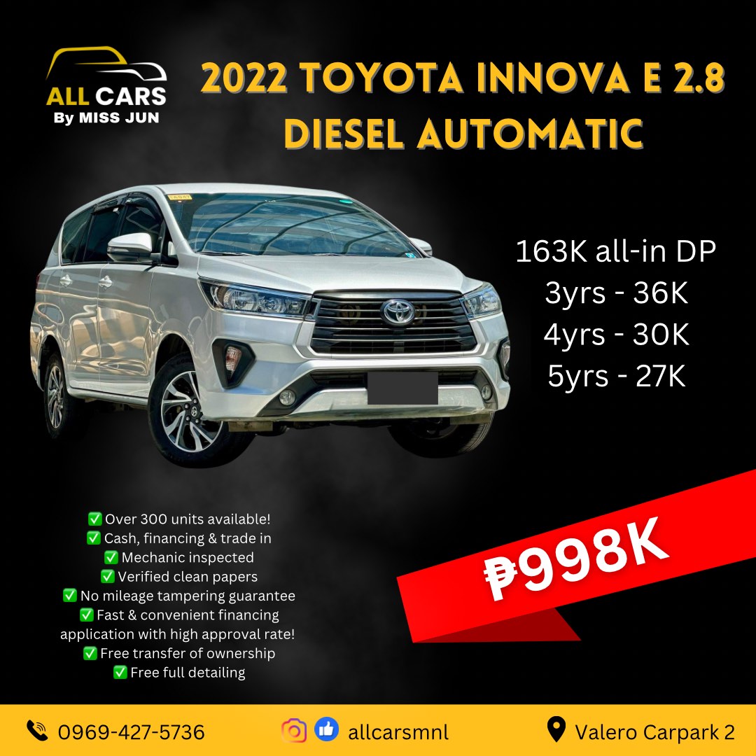 Toyota Innova, Cars for Sale, Used Cars on Carousell
