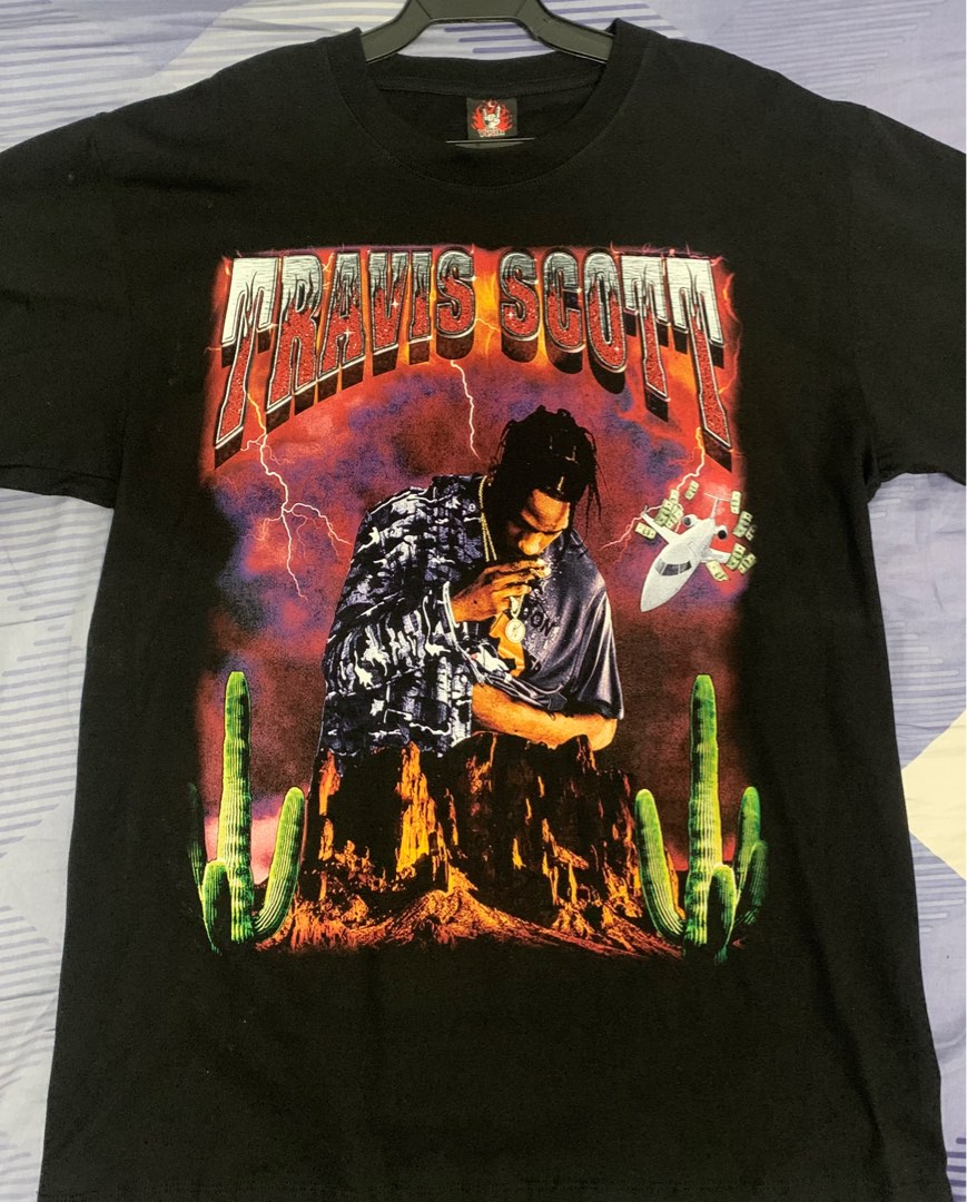 Travis Scott Shirt. Front and back Print, Men's Fashion, Tops & Sets ...