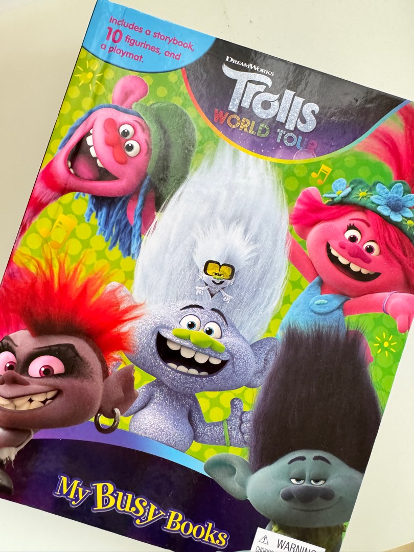 Trolls World Tour My Busy Book, Hobbies & Toys, Books & Magazines ...