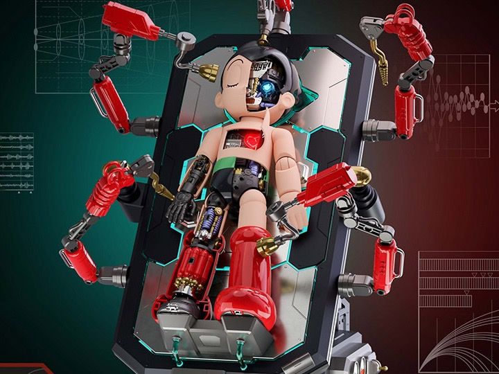 (Ready Stock) Tron Model Simple Level Astro Boy Series Plamo Model Kit ...