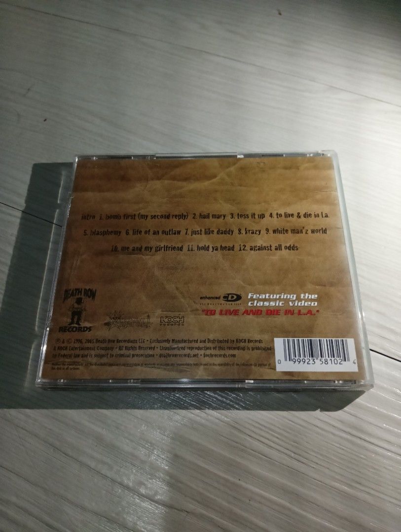 TUPAC SHAKUR MAKAVELI THE DON KILLUMINATI THE 7DAY THEORY CD ALBUM ...