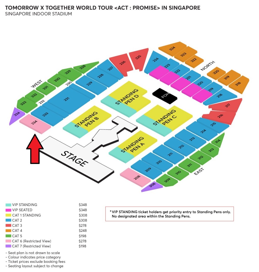 TXT WORLD TOUR IN SINGAPORE, Tickets & Vouchers, Event Tickets on Carousell