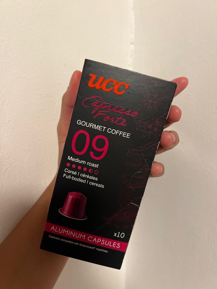 UCC Espresso Forte Coffee Pods, Food & Drinks, Beverages on Carousell