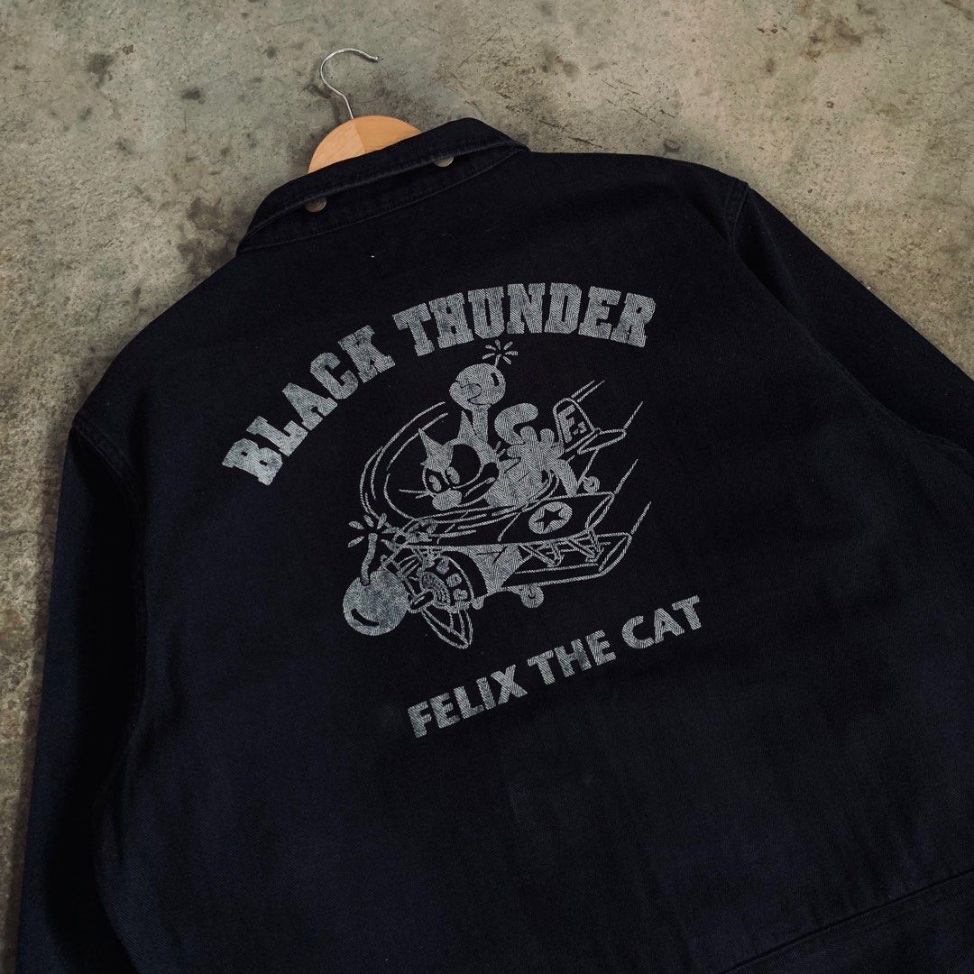Usmc x Felix The Cat Denim Jacket, Men's Fashion, Coats, Jackets and ...