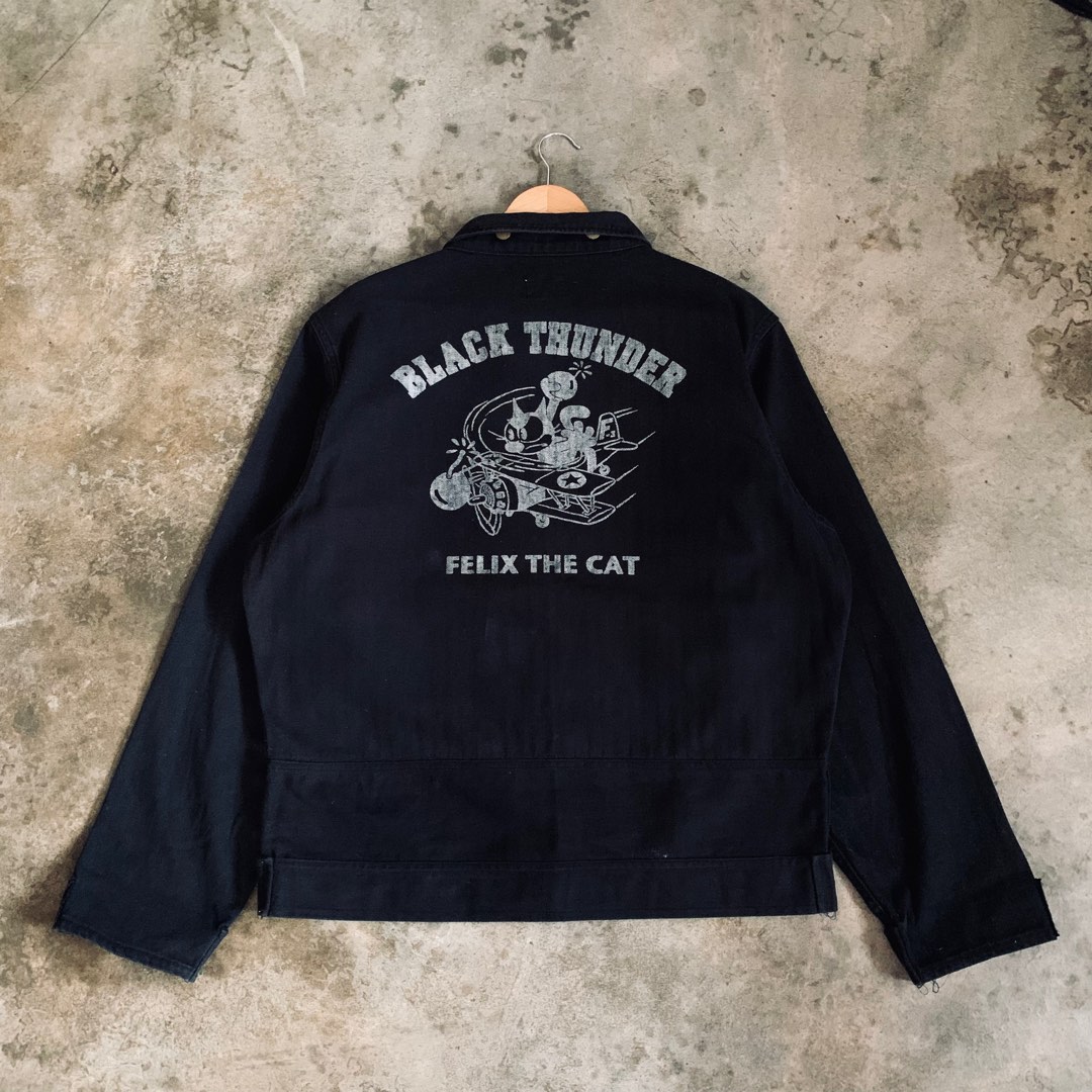 Usmc x Felix The Cat Denim Jacket, Men's Fashion, Coats, Jackets and ...