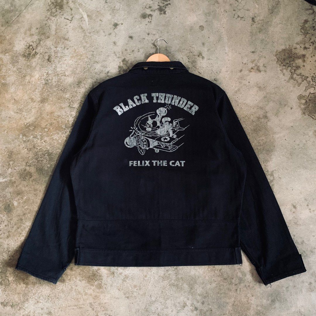Usmc x Felix The Cat Denim Jacket, Men's Fashion, Coats, Jackets and ...