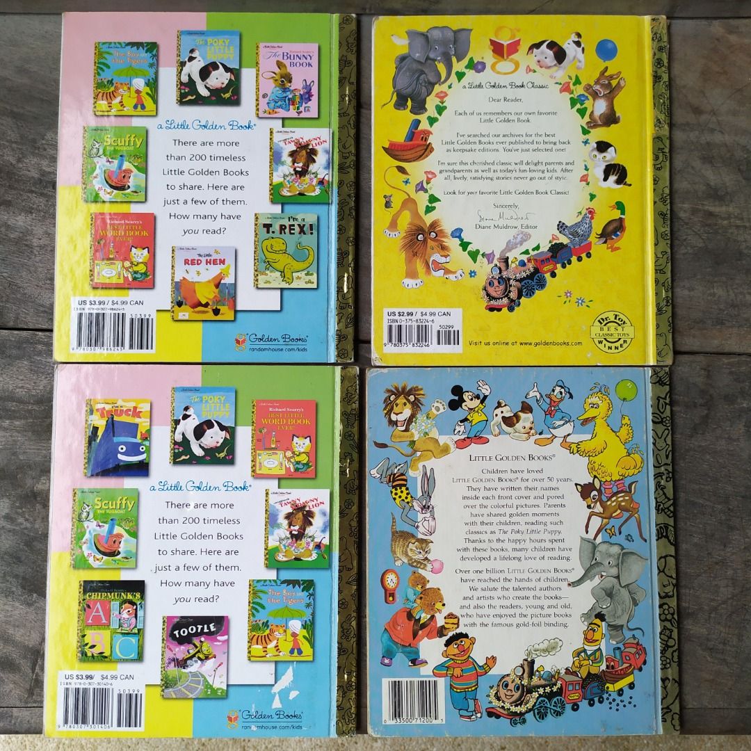 VINTAGE CLASSIC LITTLE GOLDEN BOOKS by Ricahrd Scarry children's ...