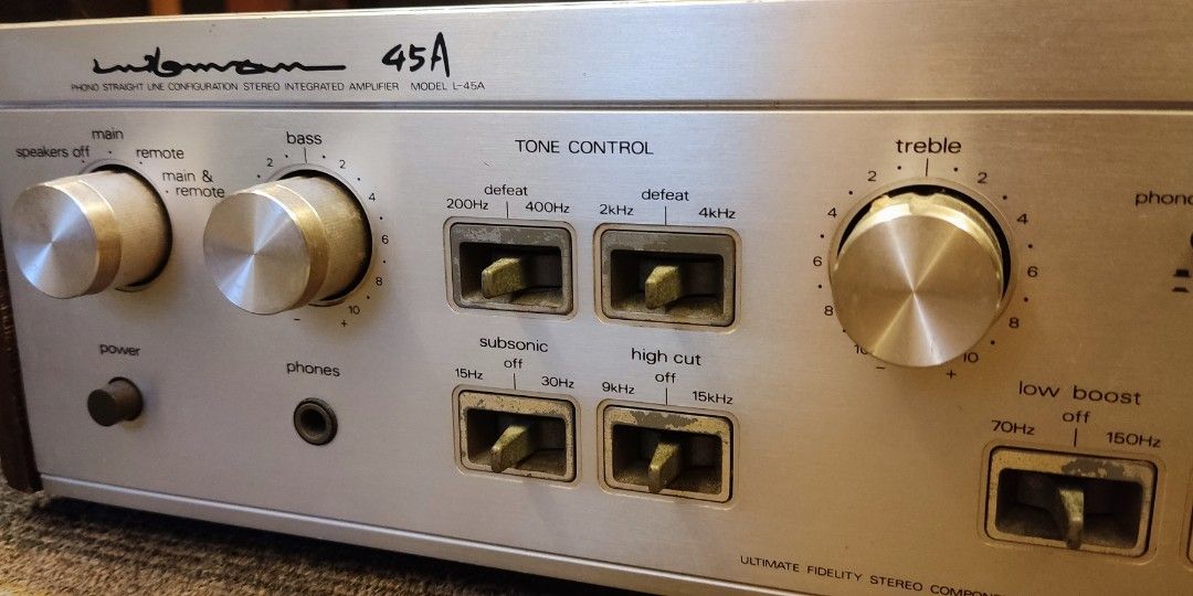 Vintage Luxman L-45A integrated amplifier, Audio, Soundbars, Speakers ...