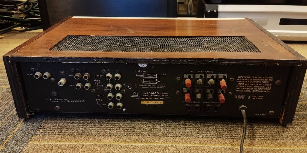 Vintage Luxman L-45A integrated amplifier, Audio, Soundbars, Speakers ...