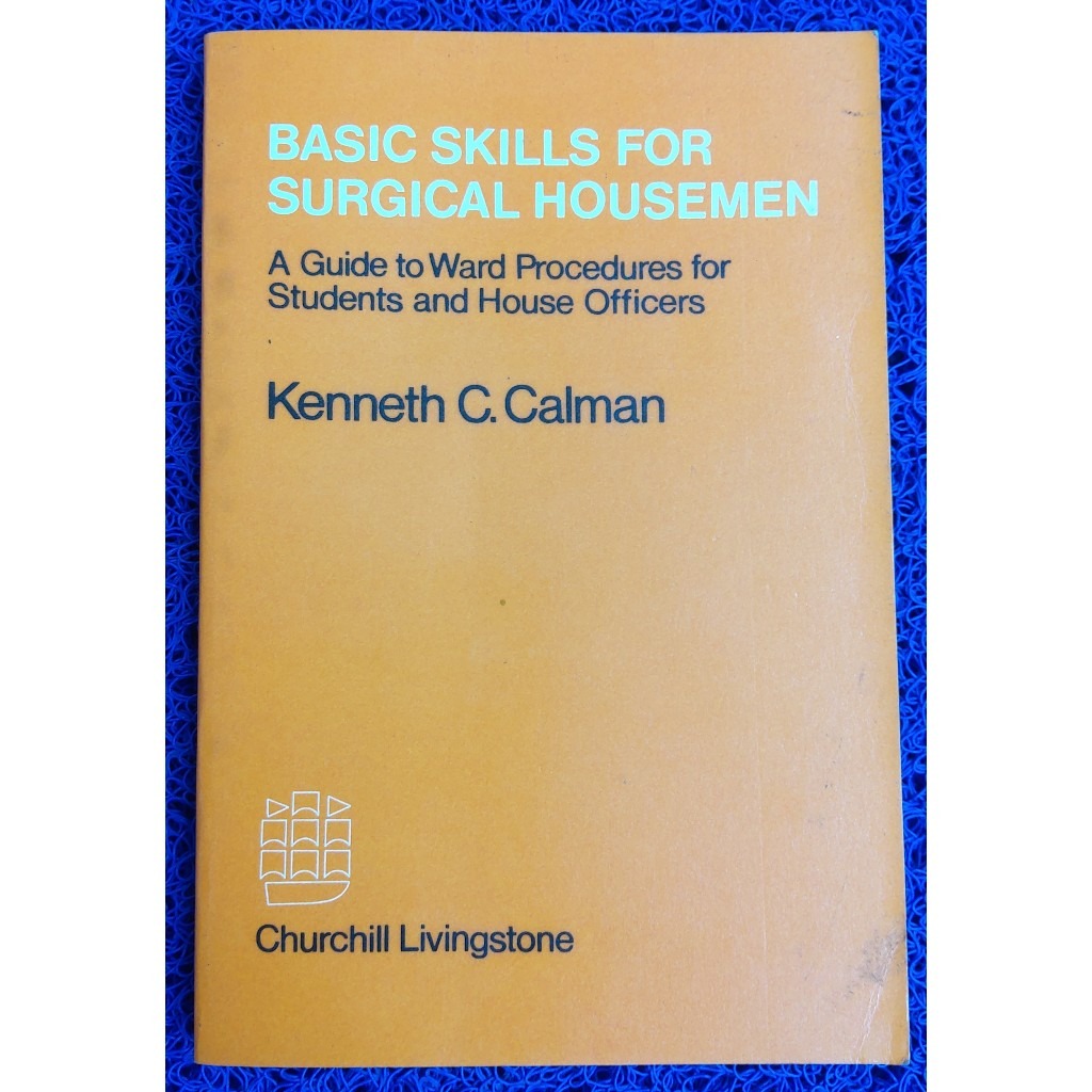 VINTAGE MEDICAL TEXTBOOK - Basic Skills for Surgical Houseman by ...