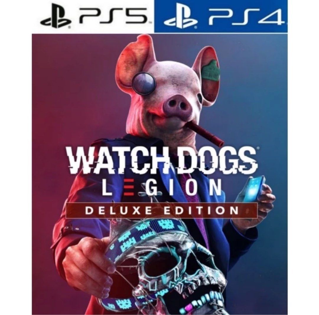 Watch Dogs Legion Deluxe Edition Digital Game (PS5 PS4), Video Gaming ...