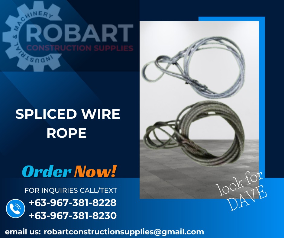 WIRE ROPE SPLICED, Commercial & Industrial, Construction Tools ...