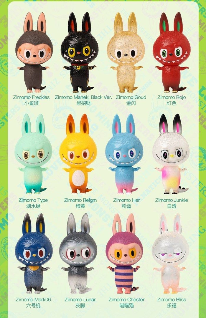 Zimomo/ Labubu mini collection series4- Zimomo Mark06, Hobbies & Toys ...