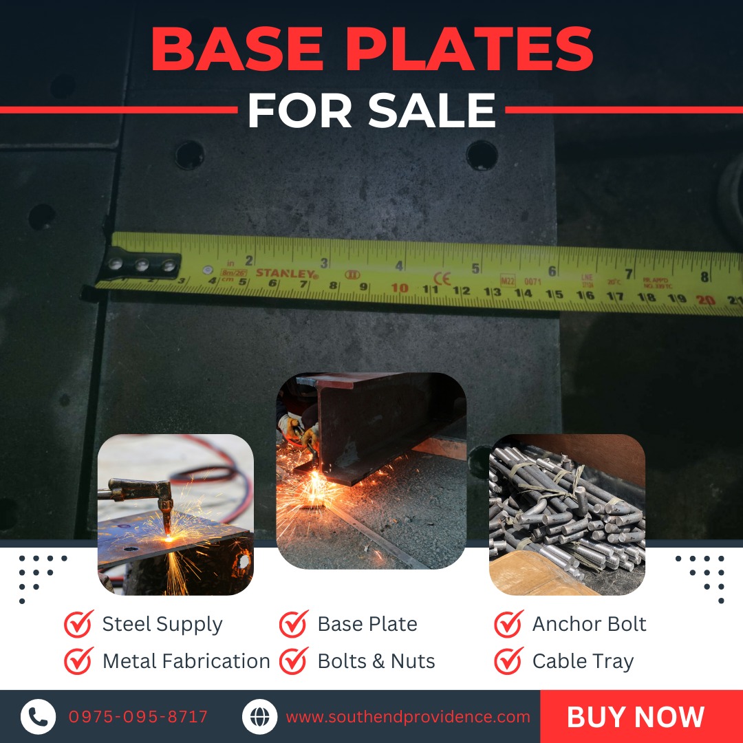 1000 x 400mm x 19mm thick Base Plate | Concrete Post Base Plate ...