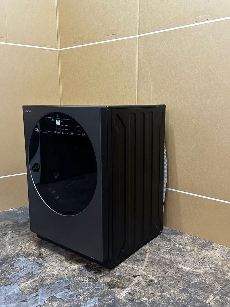 112407 (2) Hitachi Front Load Washer Dryer 12/8kg 4 $699 Model: BD ...