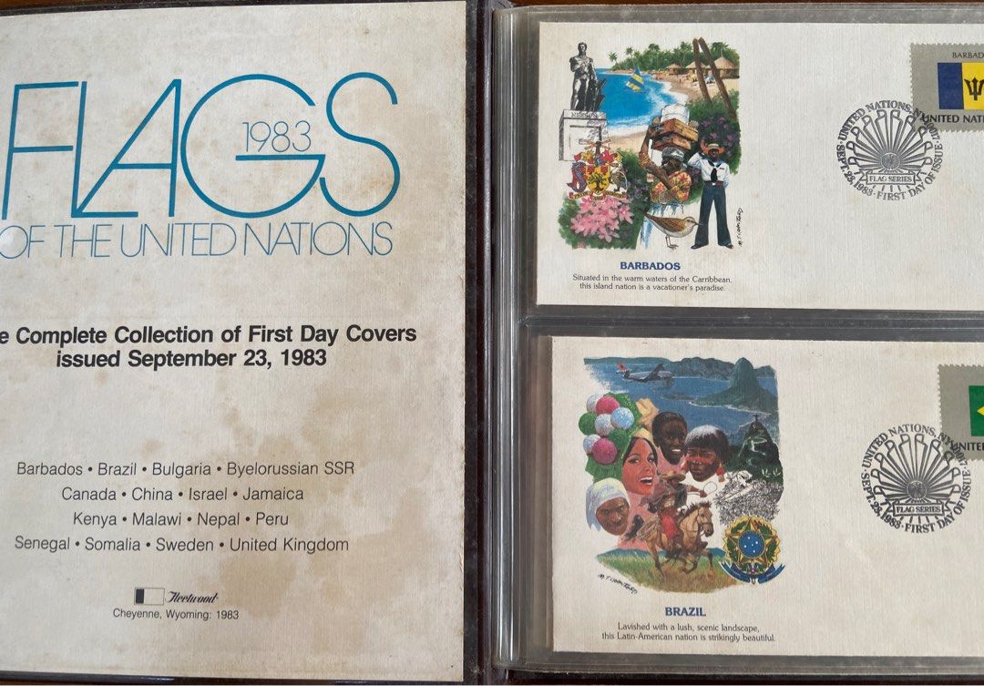 1983 Flags of the United Nations Collection: Complete collection of ...
