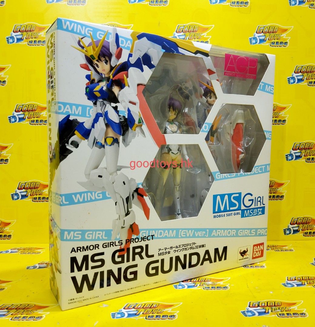 中古已開封 BANDAI AGP MS GIRL 高達 裝甲少女 MS少女 ARMOR GIRLS PROJECT MS GIRL WING GUNDAM [EW版] 飛翼高達, 興趣及遊戲 ...