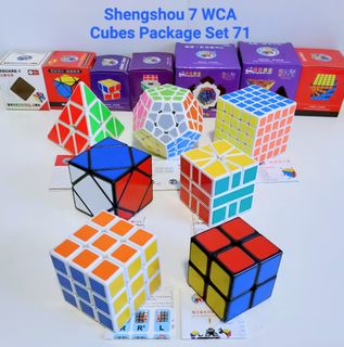 7⃣9⃣🪔 Rubiks Cube BRAND NEW Set 79 YJ (Yongjun) Package of 3 WCA Cubes ...