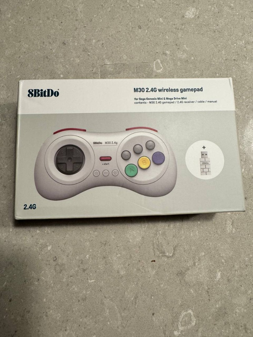 8BitDo M30 Mini 2.4G Wireless Gamepad, Video Gaming, Gaming Accessories ...