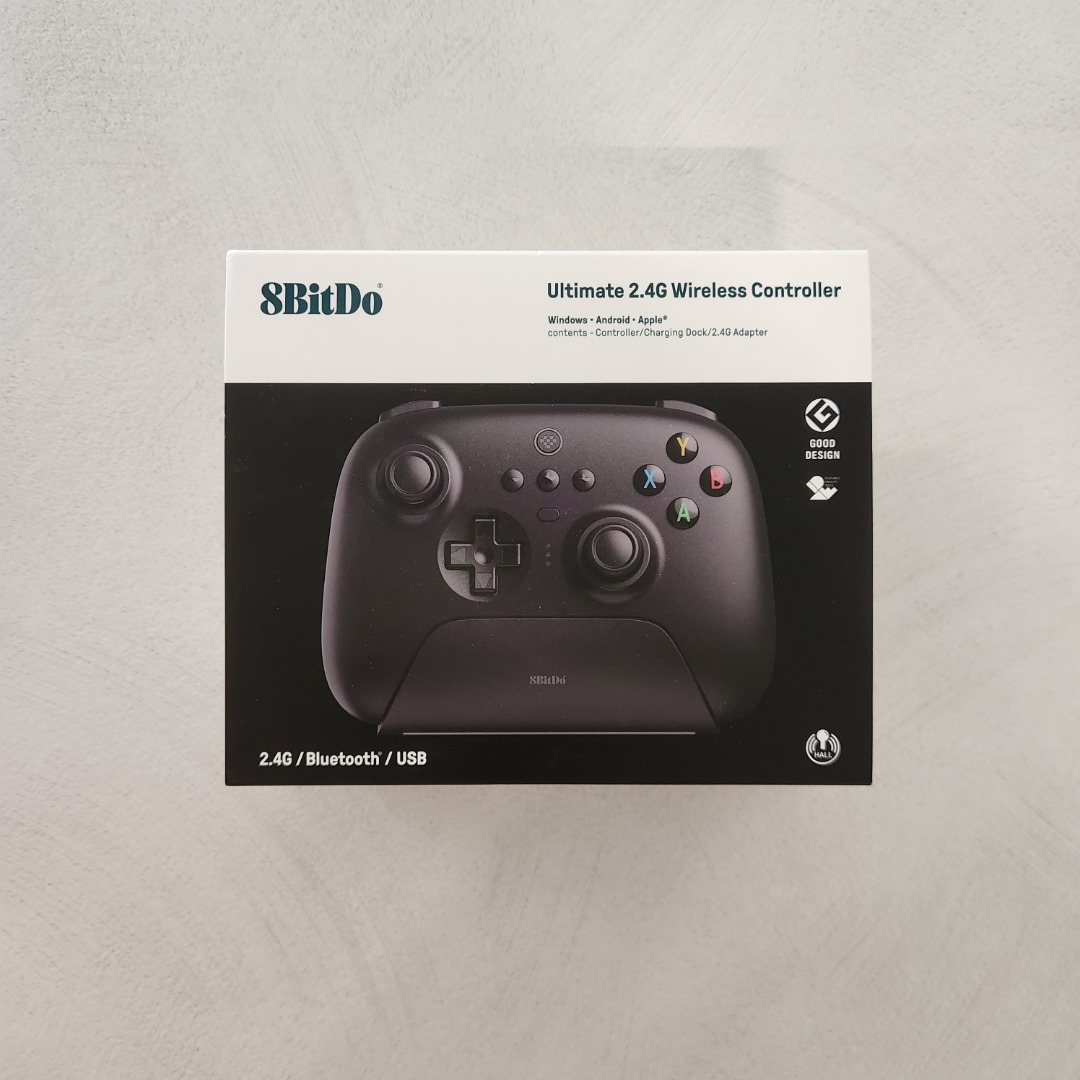 8BitDo Ultimate 2.4G Wireless Controller Hall Effect Charging Dock ...