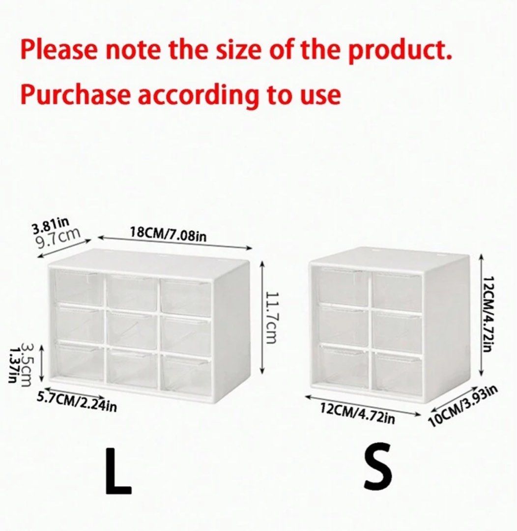 9-Grid Organiser Collection Box, Hobbies & Toys, Stationery & Craft ...