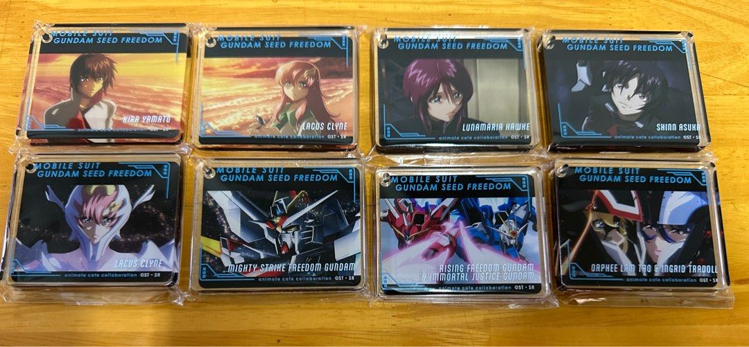 全新 日本 限定 animate cafe colotta 亞加力 acrylic block 磚 鎖匙扣 劇場版 gundam SEED FREEDOM 機動戰士 高達 特種計劃 基拉 莉古 ...