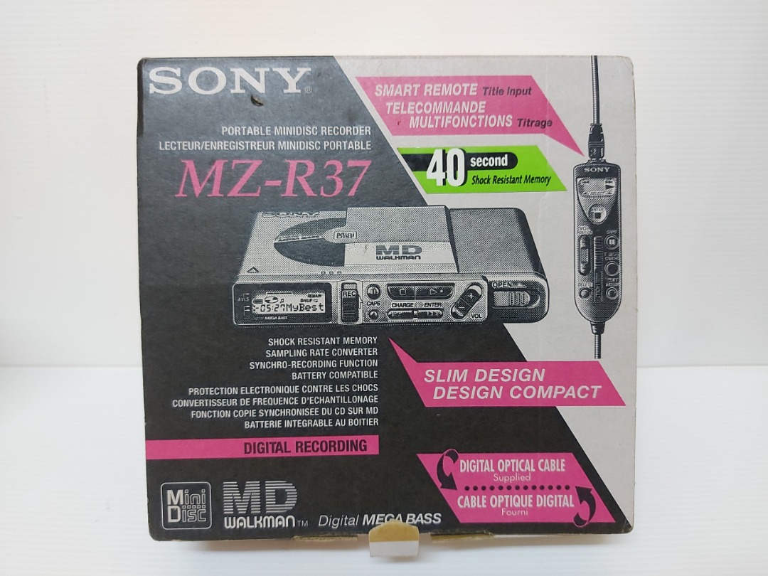 全新稀少 索尼 SONY MZ-R37 MD隨身聽 A4, 哩哩扣扣, 其他在旋轉拍賣