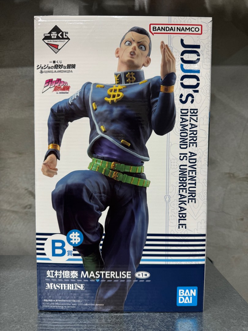 日版 JOJO 不滅鑽石 一番賞 B賞 虹村億泰, 書籍、休閒與玩具, 玩具、公仔、桌遊在旋轉拍賣