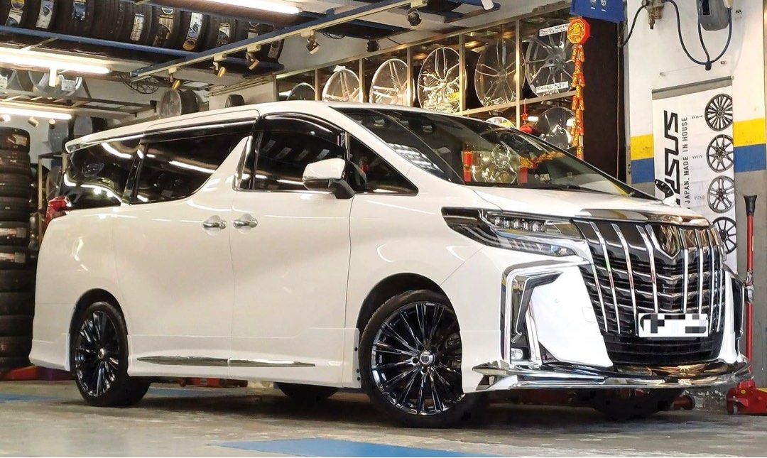 絕版 RAYS VERSUS craft 輕合金鈴｜客人 Alphard 裝上圖 😈 歡迎 WhatzApp 查詢, 汽車配件, 車軚 ...